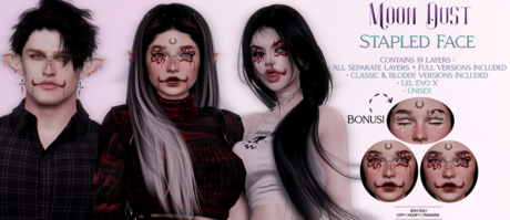 Second Life Marketplace - Moon Dust - Stapled Face